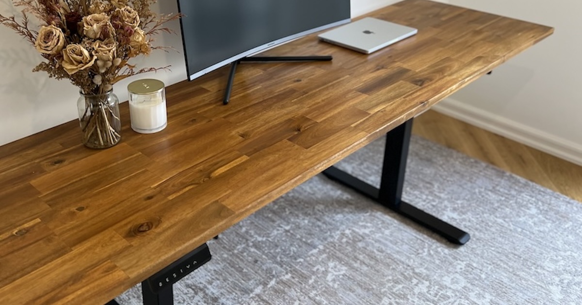 Acacia Hardwood Standing Desk | Furniture Wholesalers Australia